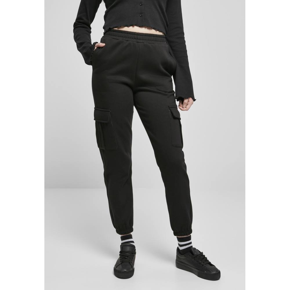 Urban Classics Urban Classics High Waist Cargo Dames Joggingbroek Z